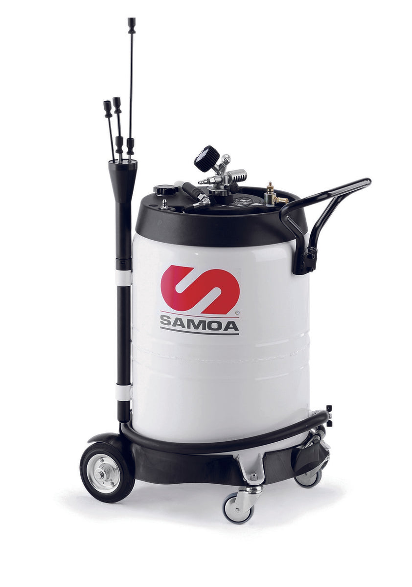 SAMOA Oil Drainer 100 Litre Waste Oil Suction Collection Unit - Remote ...